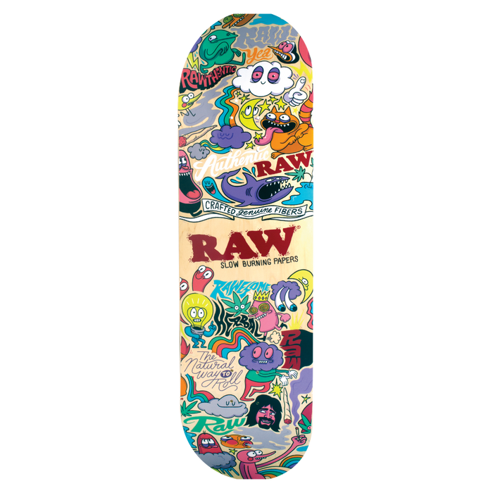 RAW Collage Art Skate Deck