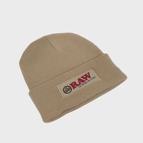 RAW Tan Beanie